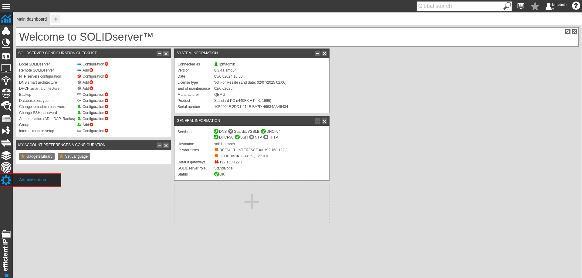 EfficientIP SOLIDServer DDI - Sekoia.io Documentation